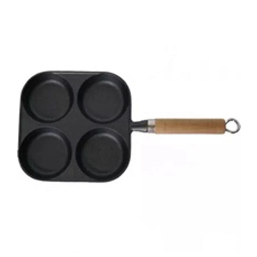 Chuihua 4 Hole Egg Square Frying Pan Pancake Pan Flat Non Stick Egg ...