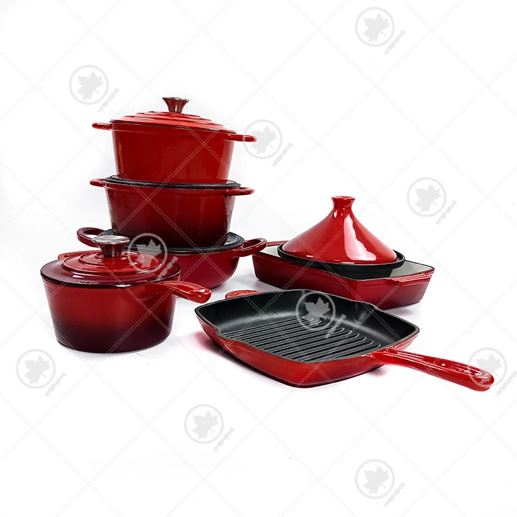 Factory Stock Cast Iron Kitchenware Non Stick Dutch Oven Enameled Cast ...