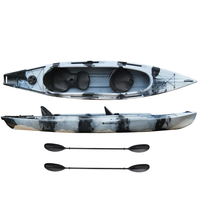 NEOKUDO Roto-mold Plastic Tandem Sit in Kayak OEM Logo Fishing Kayak ...