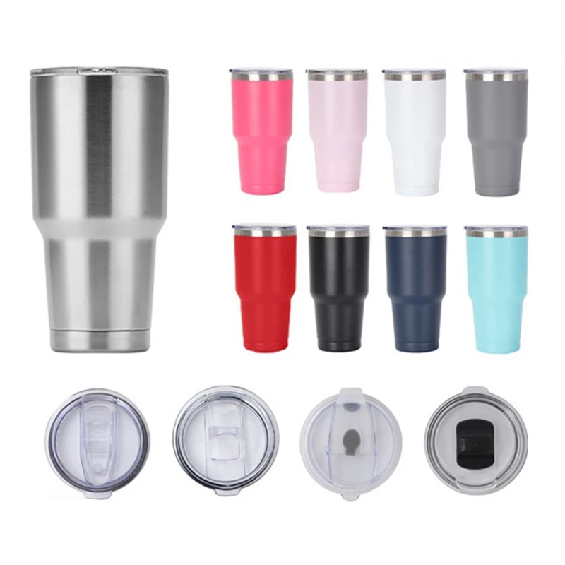 Custom Laser Engraved Powder Coat Flask Car Cup 20oz/30oz