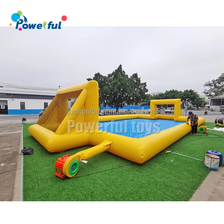 Factory Inflatable Football Pitch Inflatable Sports Games With Air Pump ...