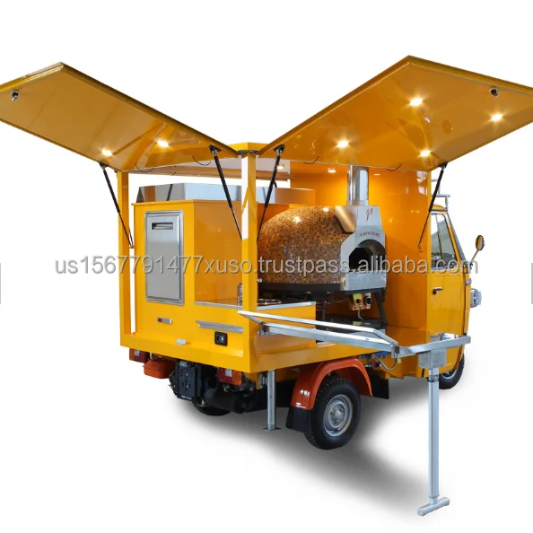 Piaggio Ape Trike Food Cart - Perfect for Events & Snacks