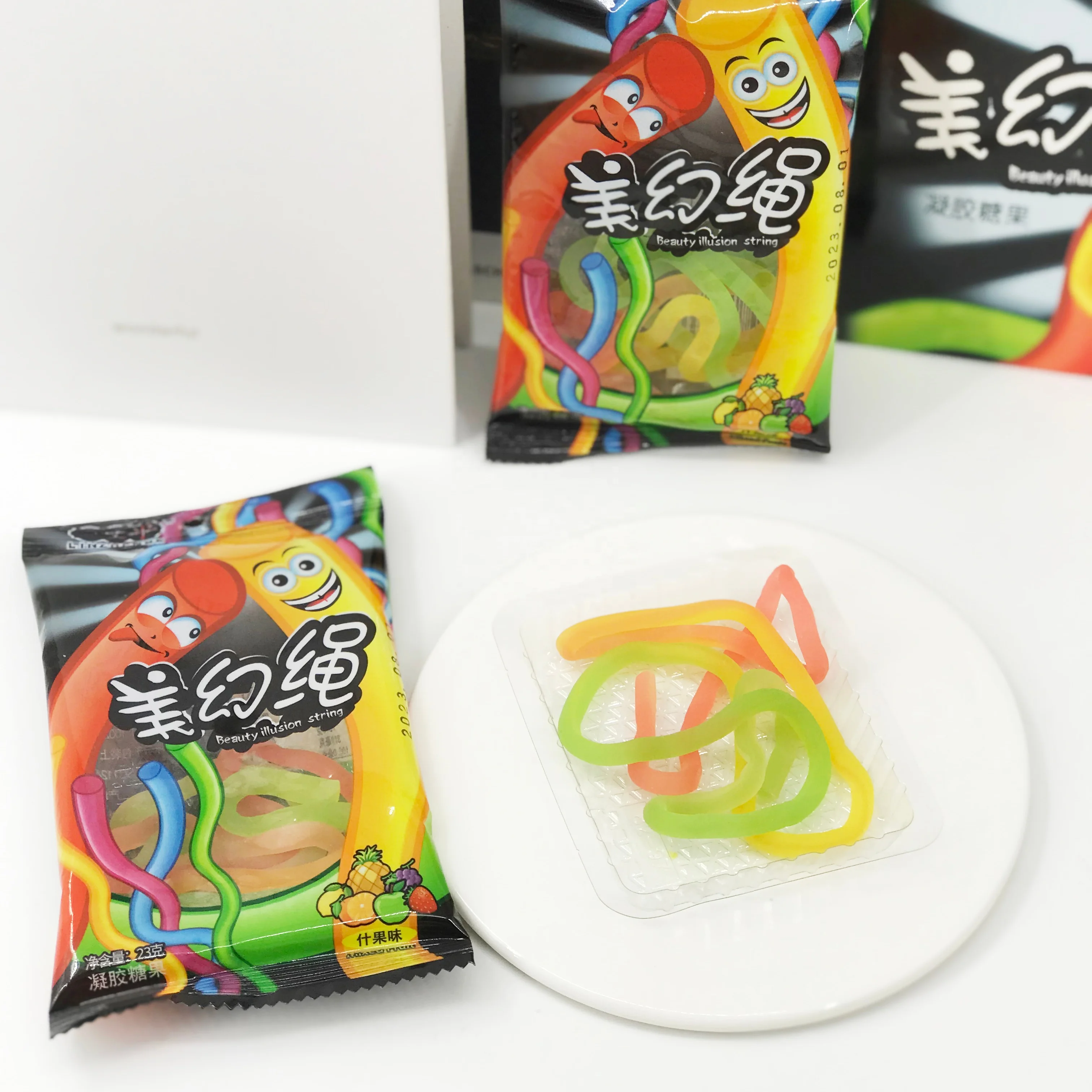 Gummi Candi Rope Fruity Sweets Candy Factory For Kid - Buy Sweets Candy ...