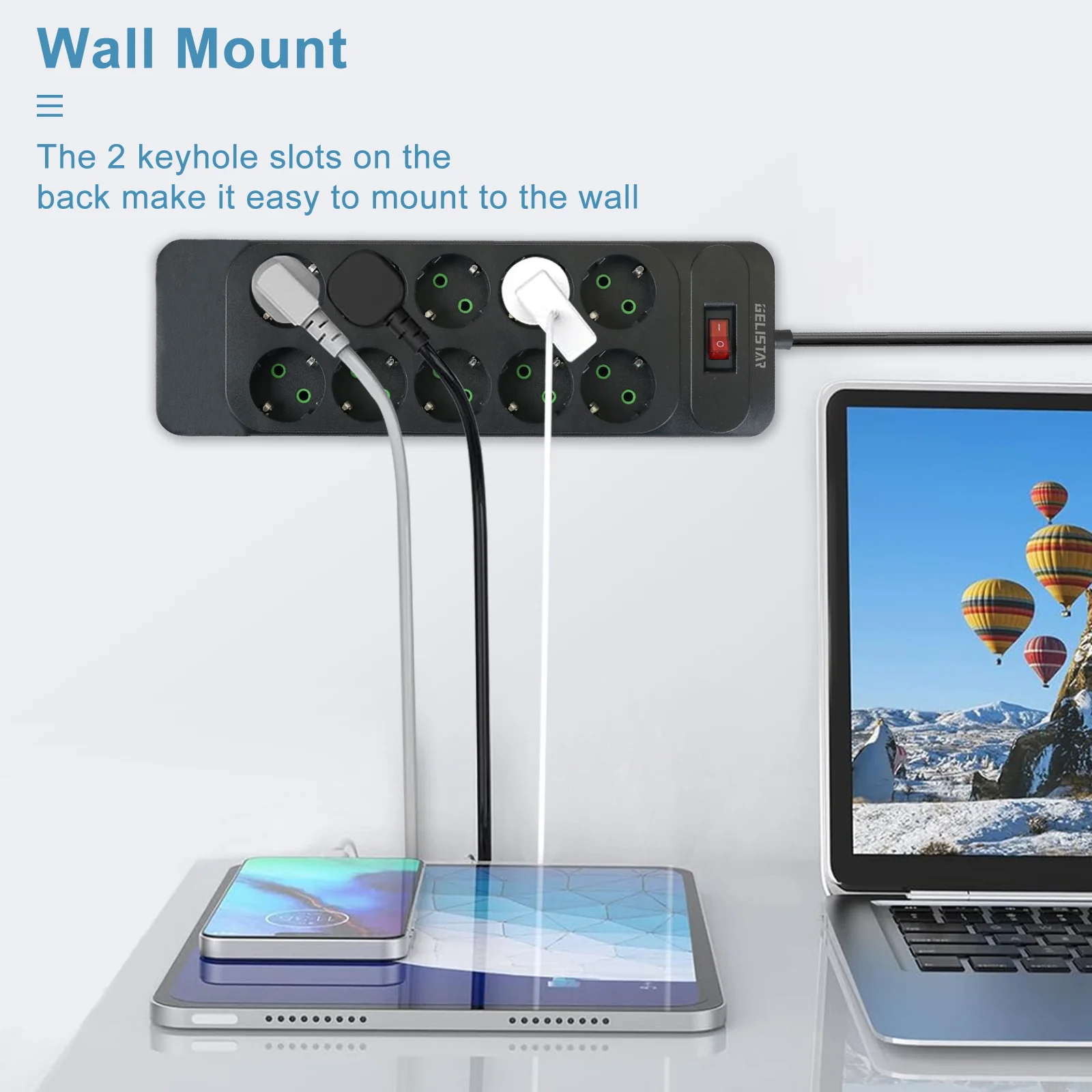 European Power Socket 10 Outlets Without USB Ports Color Black| Alibaba.com