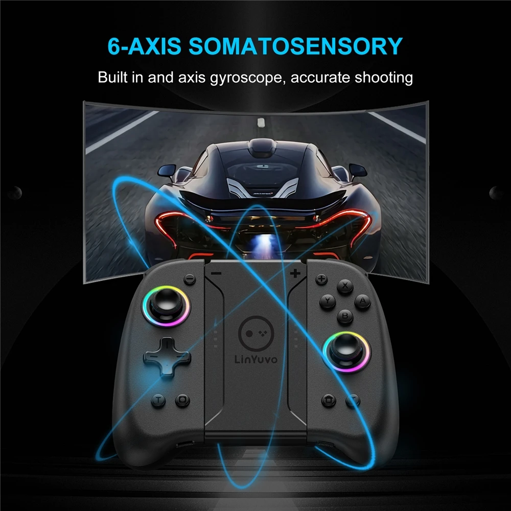 Dual Vibration Linyuvo Wireless Switch Controller For Switch/switch ...
