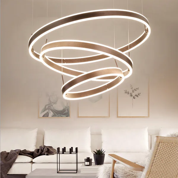 Jylighting Customize Size Decorative Aluminum 5 Ring Led Chandelier Smd ...