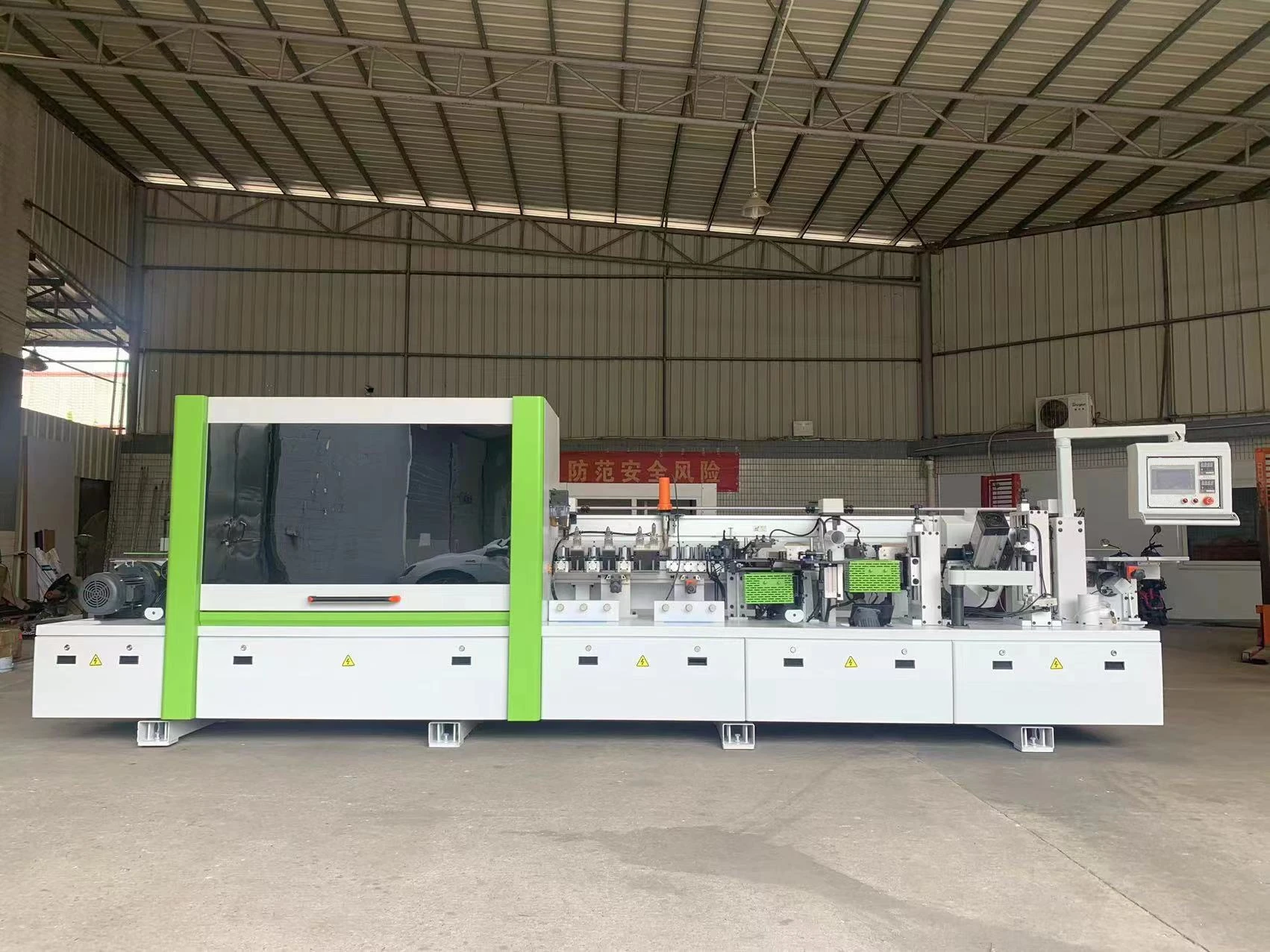 Zd450x-automatic 45 Degree Bevel Edge Banding Machine for Cabinets