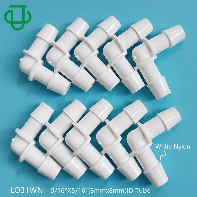 OEM ODM Plastic Small Hose Barb Equal Reducing Medical 2 Way L Shape ...