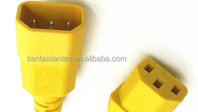 Locking Data Center Power Cables Iec 60320 P-lock C14 To C13 Server ...