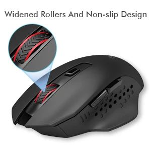 Professional Ergonomics Design Wireless Mouse Optical 4800DPI USB ...