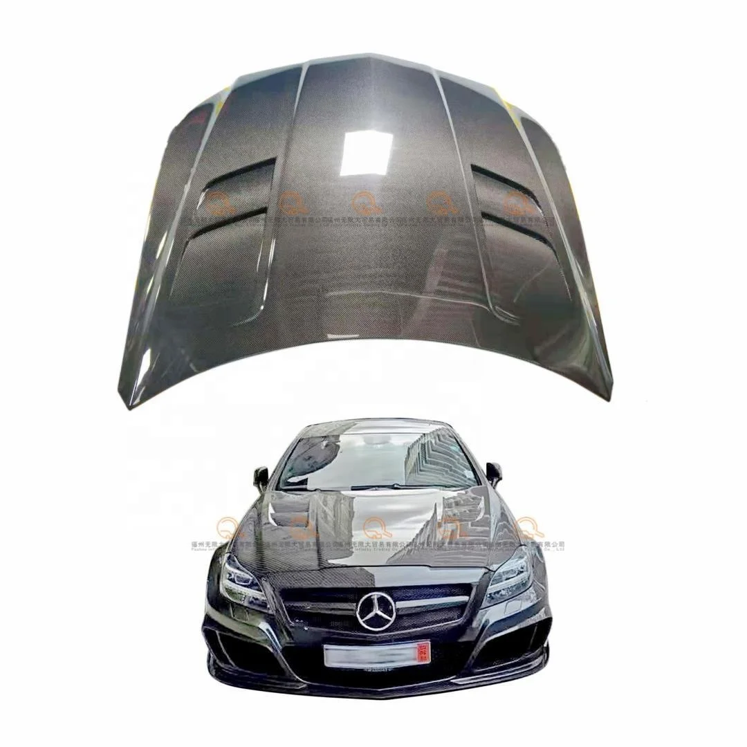 Carbon Fiber Car Engine Hood Bonnet Designed For The Mercedes W218 ...