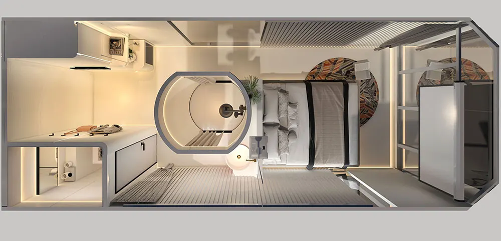 Luxury Prefabricated Houses - Modern Capsule Hotels