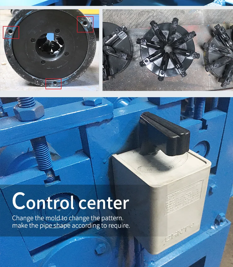 Tube Twisting Machine Pipe Spiral Threading Rotary Swaging Machine ...