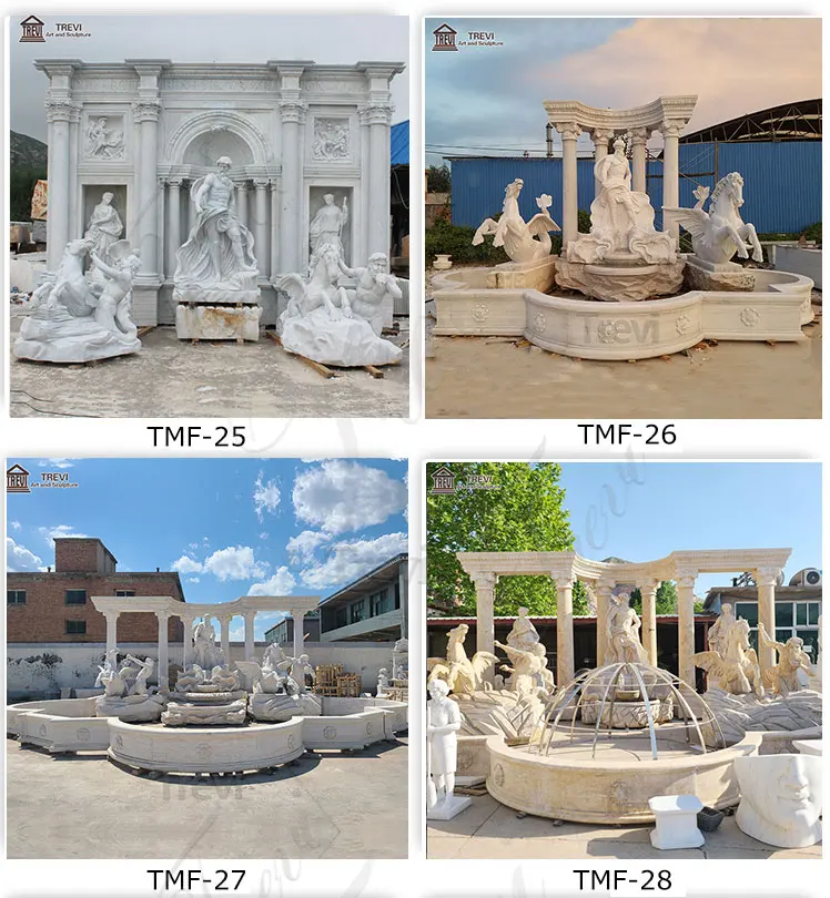 High Quality Hand Carving Garden Goddess Pouring Water Statue Marble ...