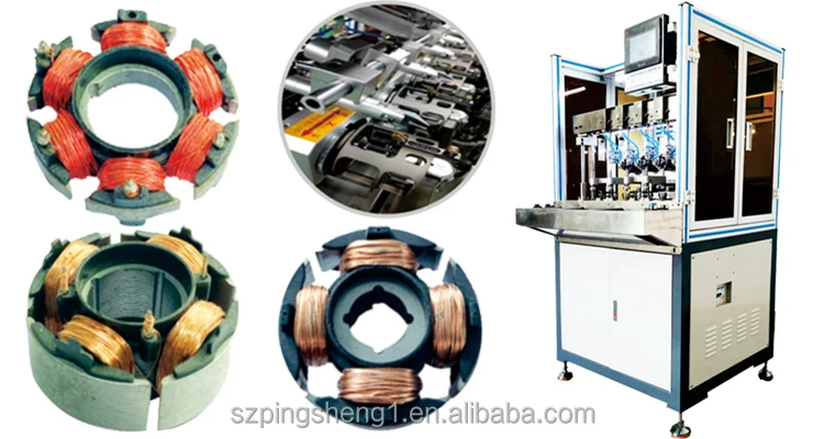 Motorcycle Stator Winding Machine Automatic Ceiling Fan Electric High ...