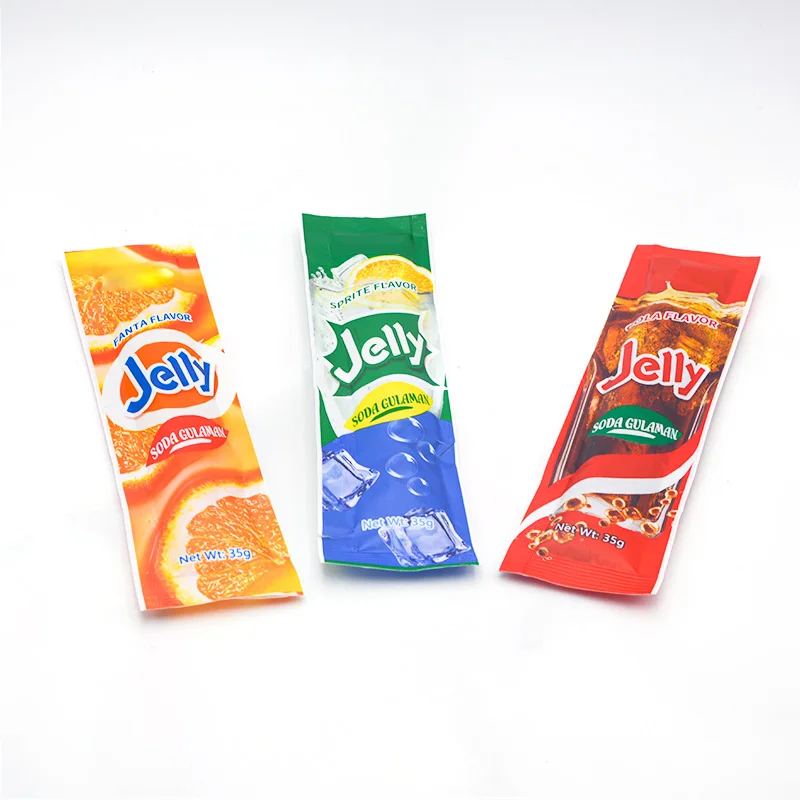 Wholesale Custom Private Assorted Fruit Flavor Jelly Stick