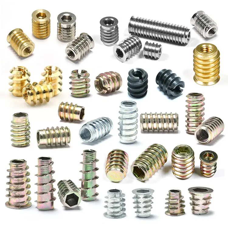 M6 Stainless Steel Hex Socket Drive Flange Insert Nut