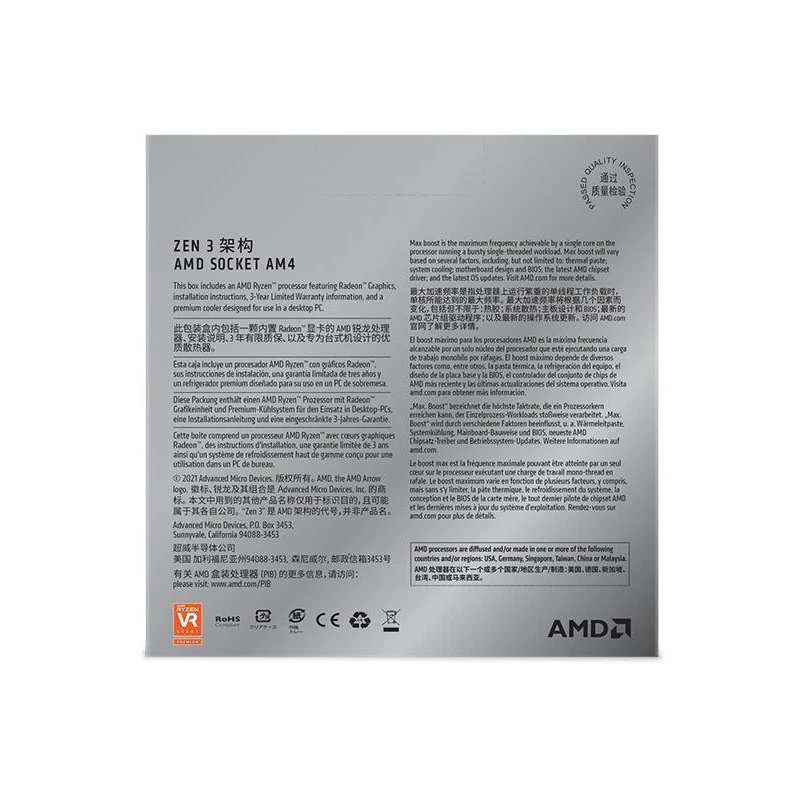 Amd 5 5600g Processor With 3.9ghz 16mb Socket Am4 - Buy 5600g,Amd 5600g ...