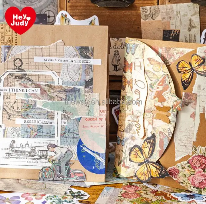 30pcs Kraft Paper Envelope Packing Retro Scrapbooking Deco Paper With ...