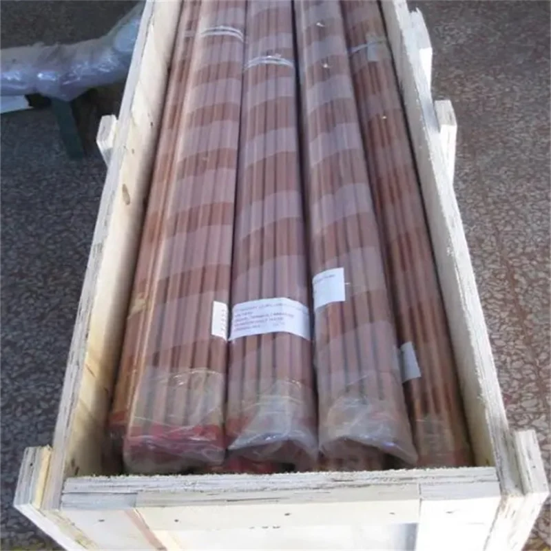 Astm B280 Pure Extruded Copper Pipe Finned Copper Tube For Heat ...