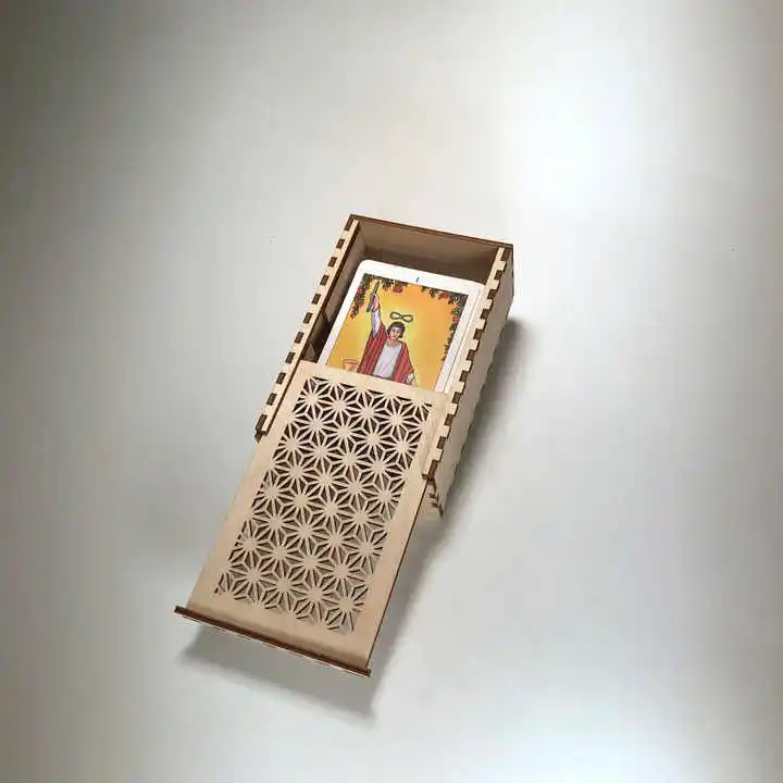 Wooden Tarot Card Custom Storage Box Holder Wood Tarot Card Box For ...
