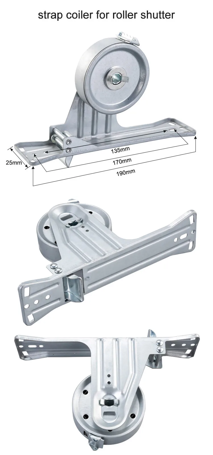 EBAAL Built-in Roller Shutter Strap Coiler - Durable & Modern