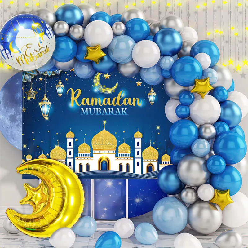 Ramadan Decorations 2024 - Elegant Inflatable Balloon Garland