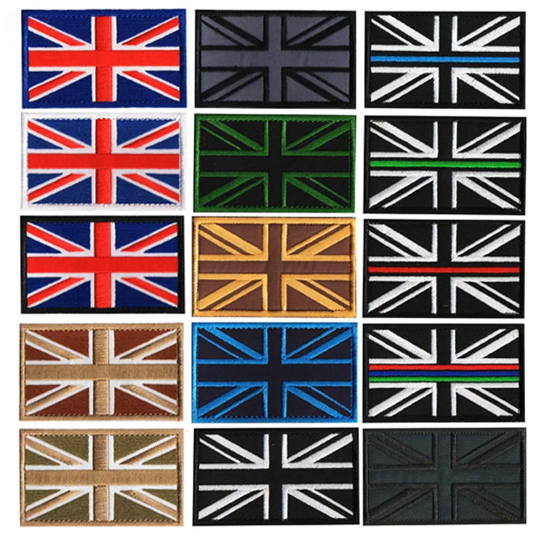 Tactical British Union Jack Embroidered Patch England Flag Uk Great ...