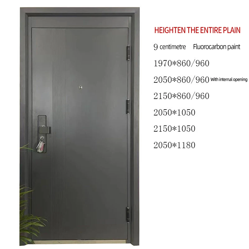 Luxury Design Front Entry Door Security Exterior Steel Main Door For ...