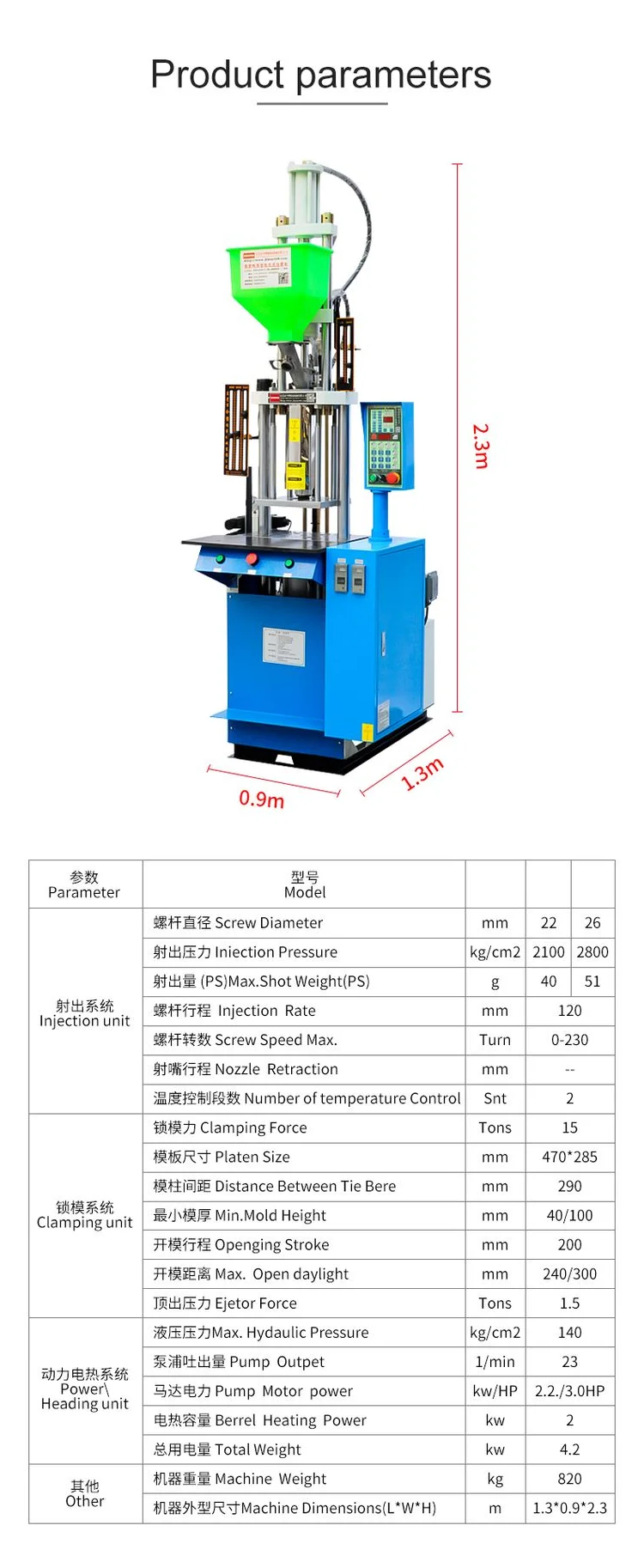 Ultra-quiet And Ultra-efficient Vertical Plastic Injection Molding ...