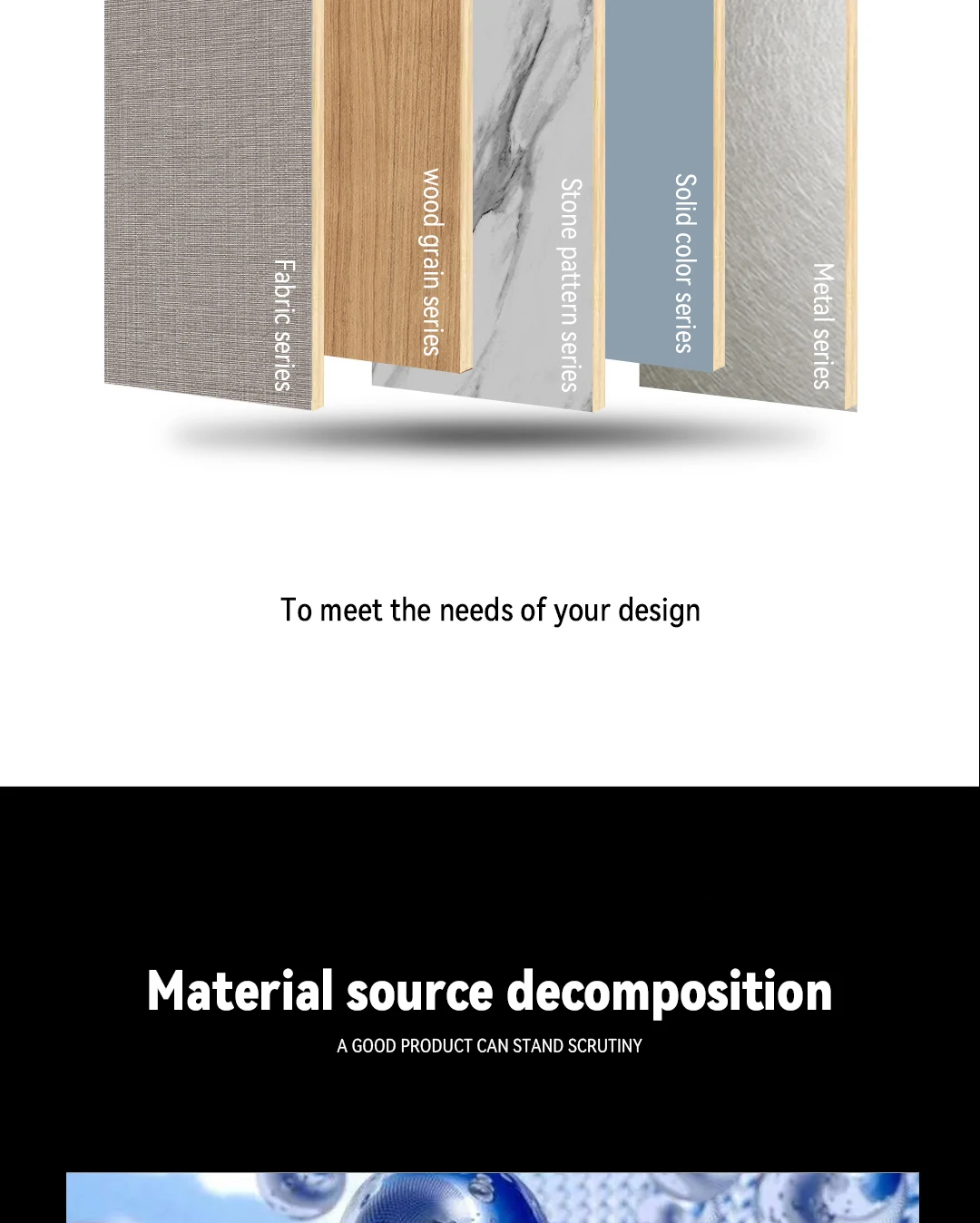 Interior Decorative Moisture- Proof Fire-proof Carbon Crystal Wall ...