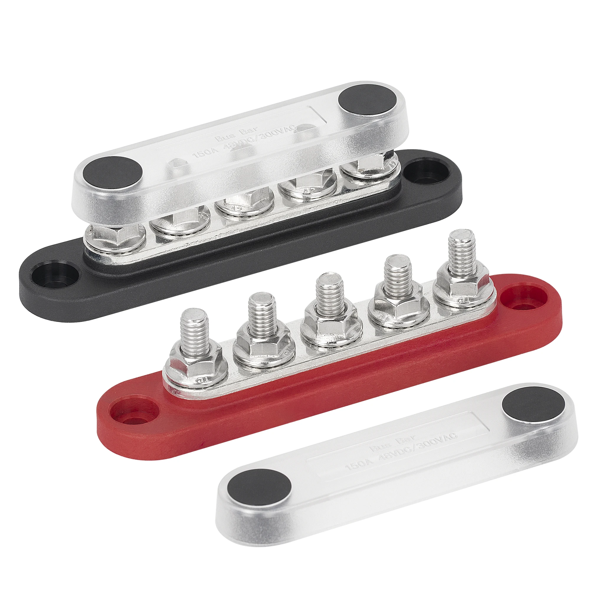 M6 Bus Bar Power 100a 150a Terminal Block 12v Automotive Battery Power Distribution Terminal ...