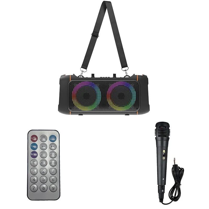 Paisible Oem Double 4inch Speaker Small Stereo Ring Lights Remote ...