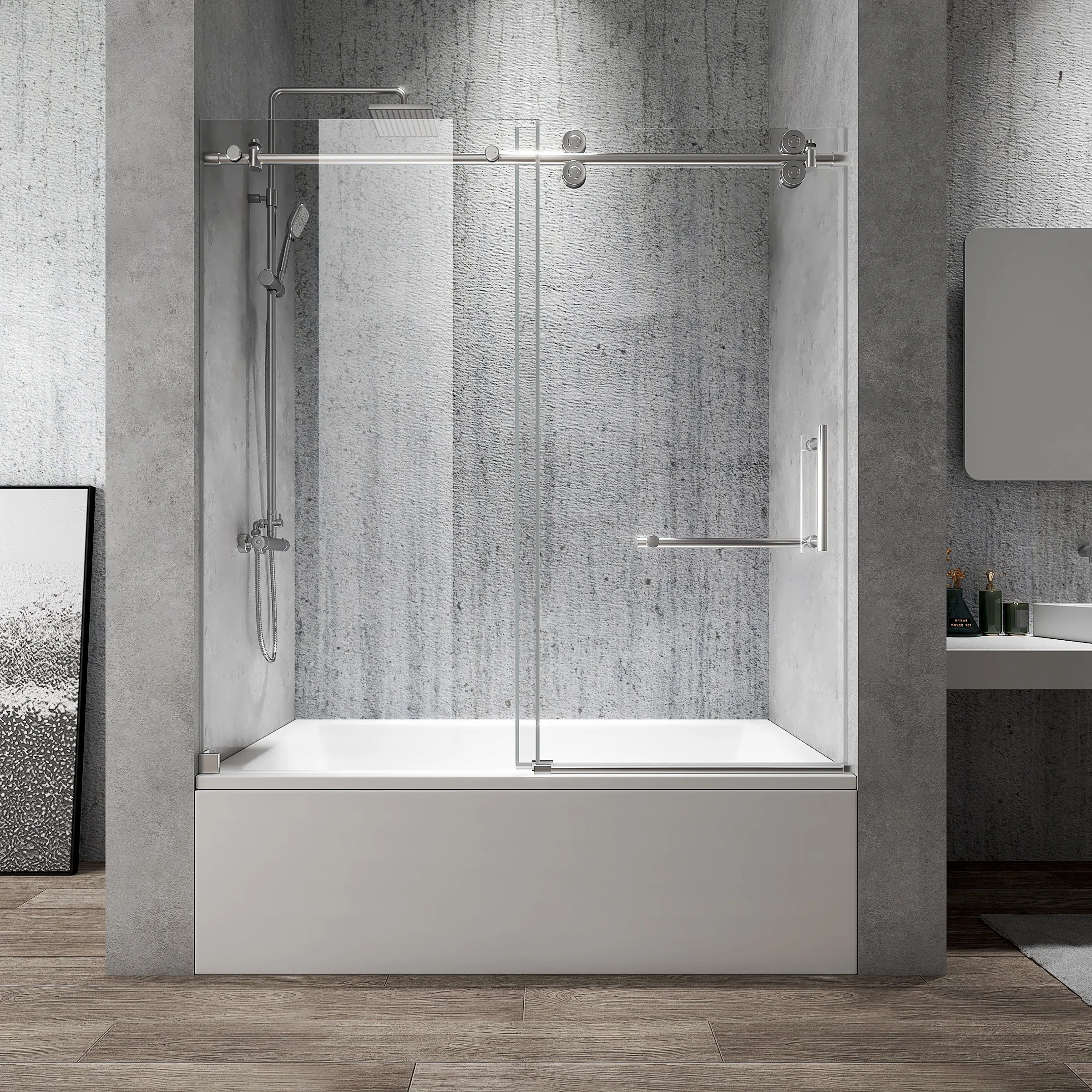 Exceed Frameless Bathtub Screens - Durable & Stylish