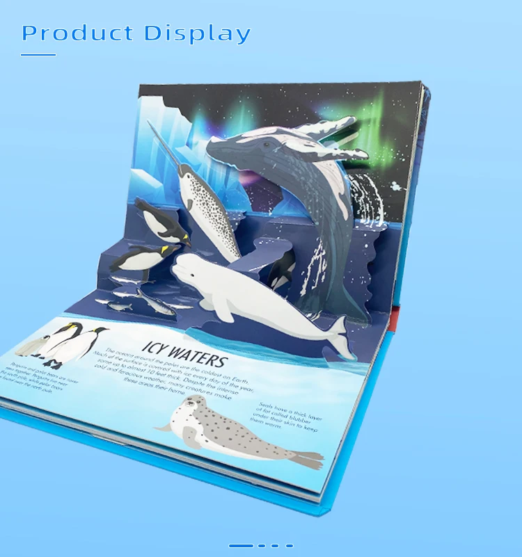 Custom Printing Design Educational 3d Flap Pop Up Picture Books For ...