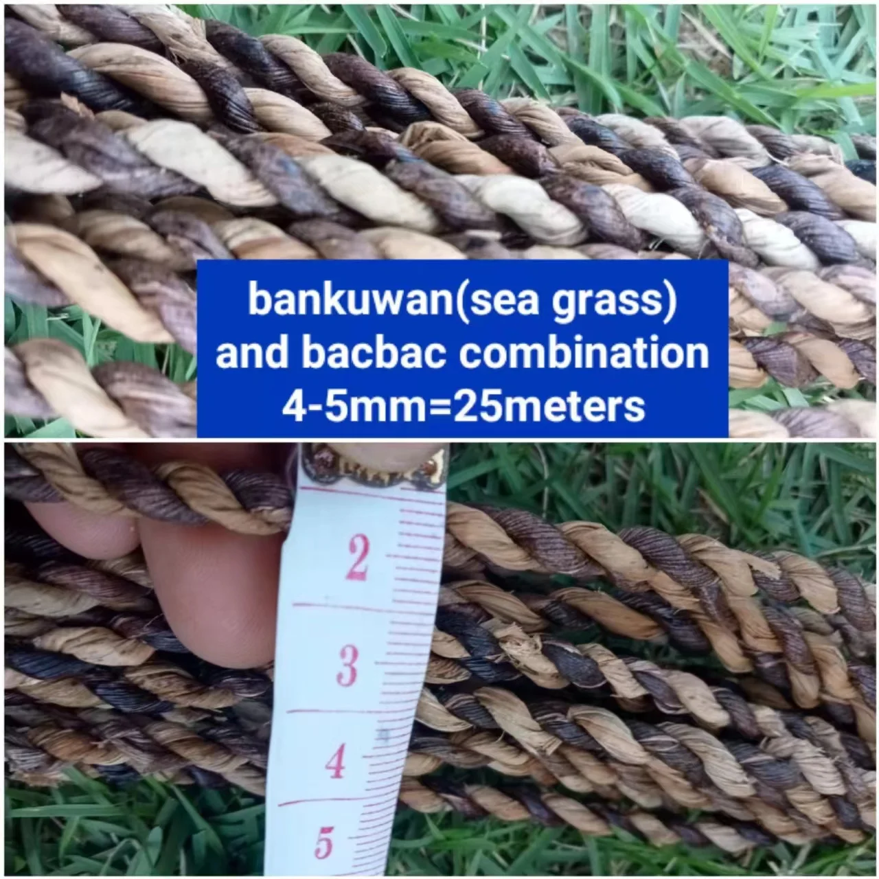 Handmade Different Size Of Manila Abaca Rope Used For Animal Tie Basket ...