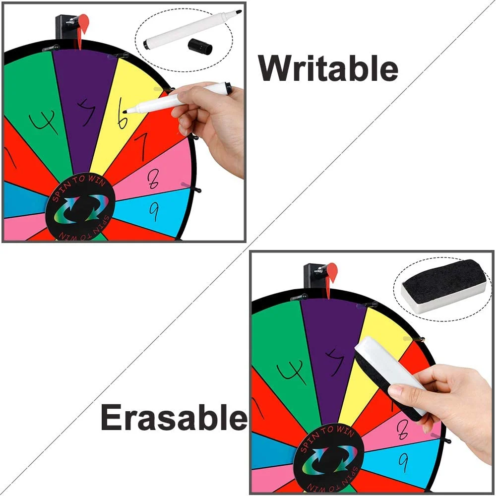 Wheel of Fortune Wheel Spinner - Standing Spinning Prize Wheel