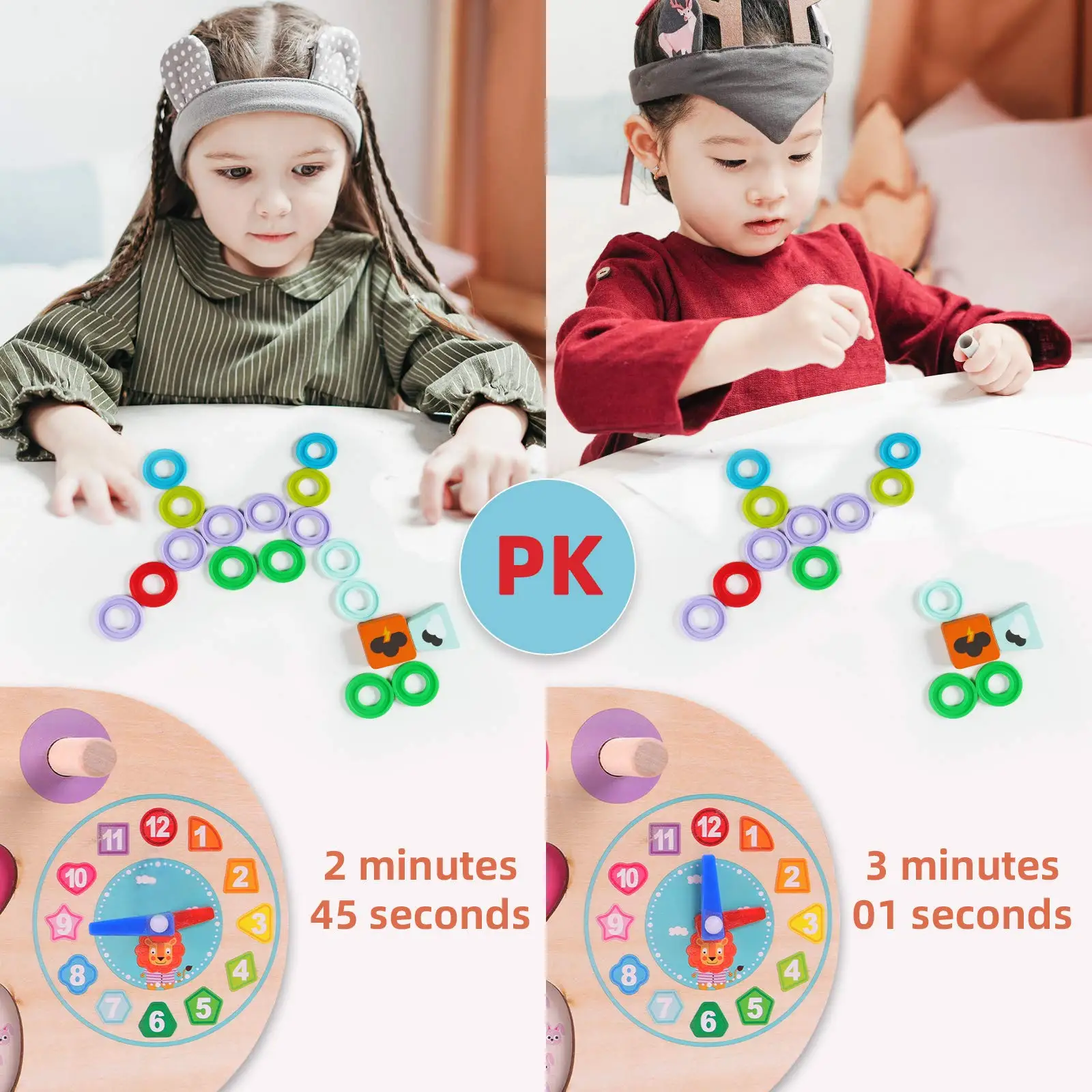 Numbers Board Wooden Toys Educational Alphabets Jigsaw Puzzle Board ...