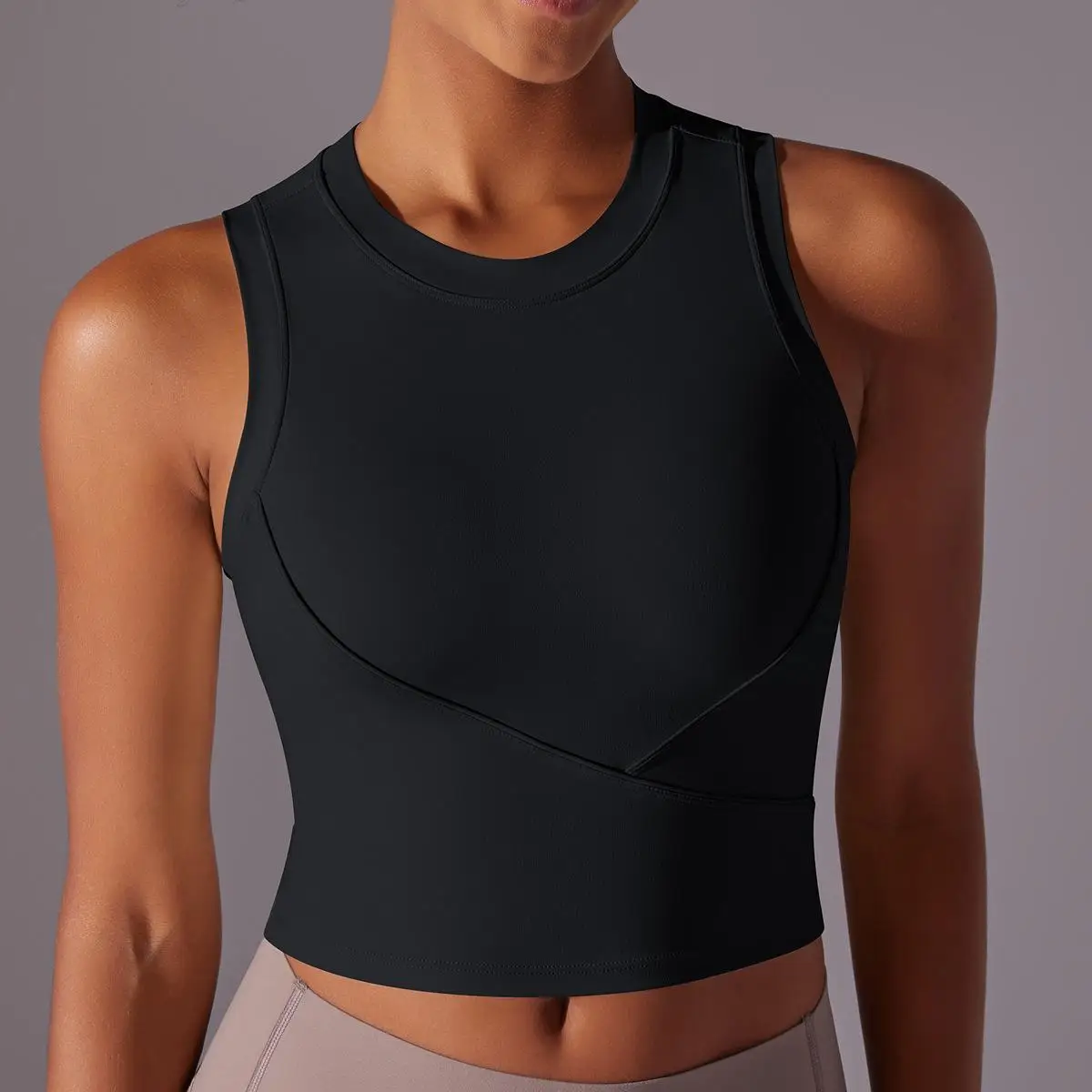 Women Compression Soft Lightweight Supportive Basic Training Tank Tops ...