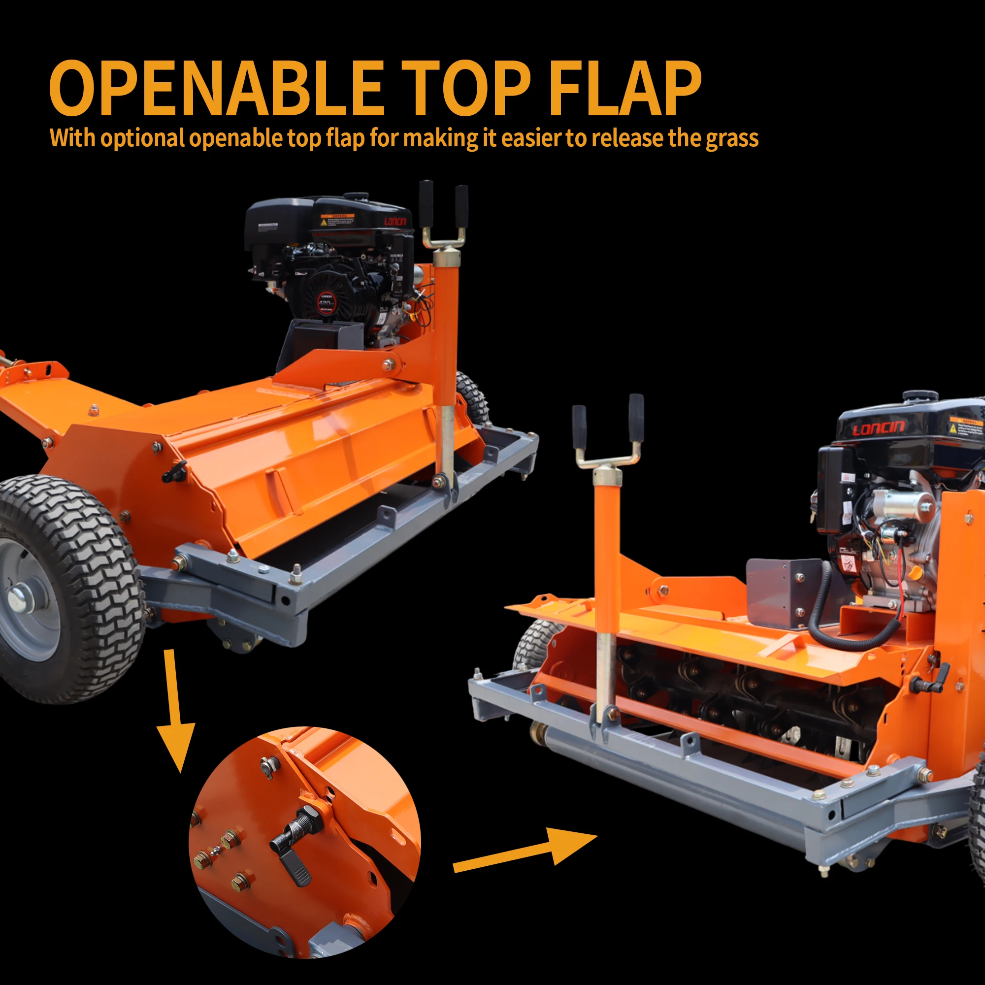 Forestry Machinery 150 Fail Mower Gasoline Engine Petrol Lawn Mower ...