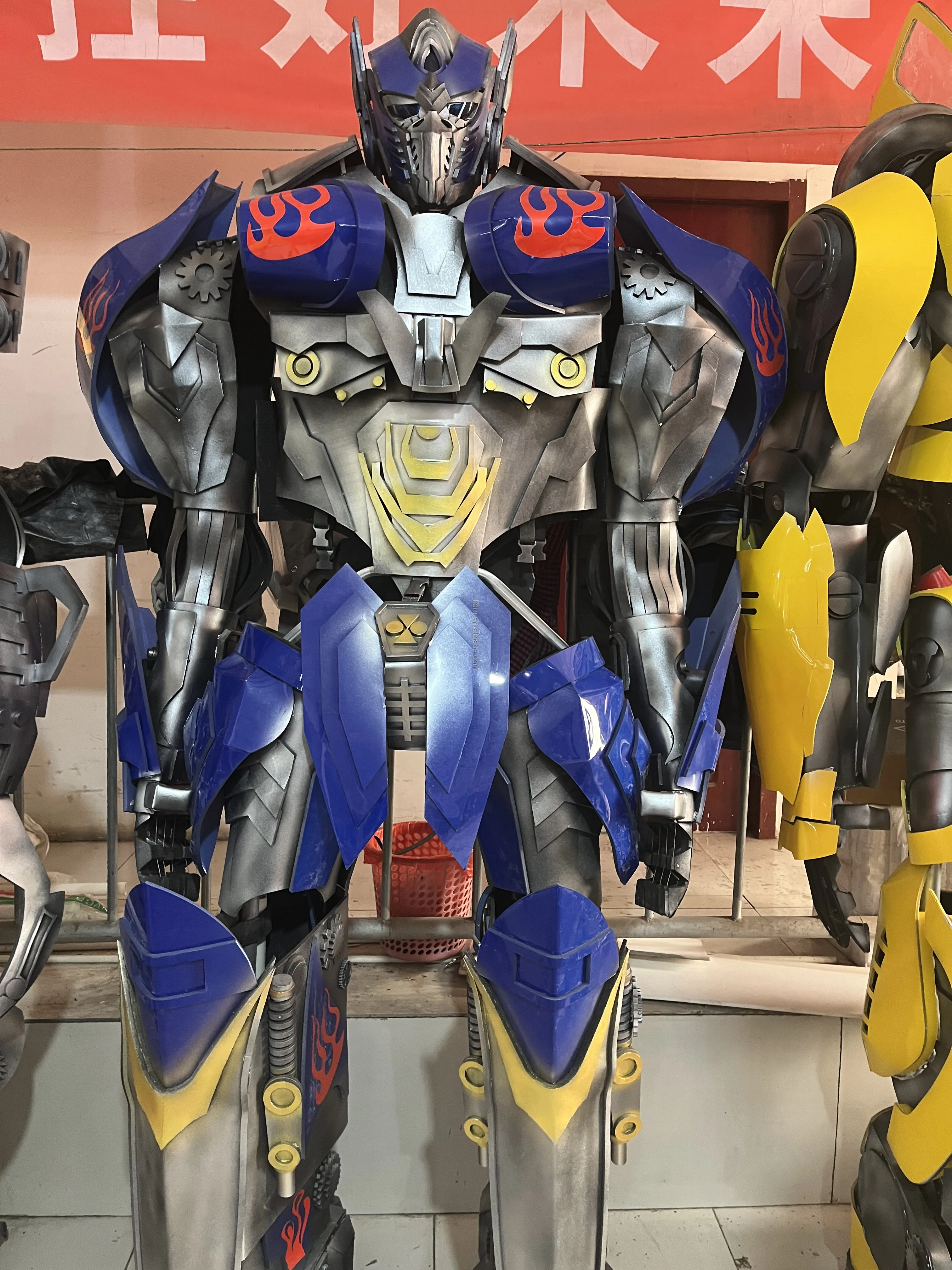 Optimus Prime Led Robot Suit Adult Robosen Bumblebee Party Cosplay ...