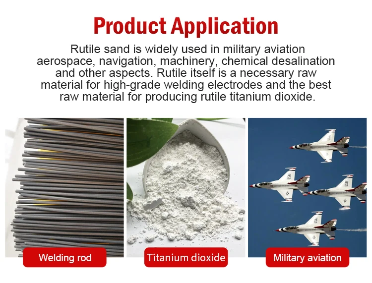 Wholesale Customization Natural Wash Plant Rutile Sand 95 92 Welding ...