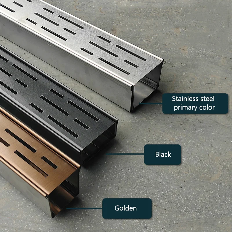Mini 304 316 Stainless Steel Trench Drain Balcony Garden Courtyard ...