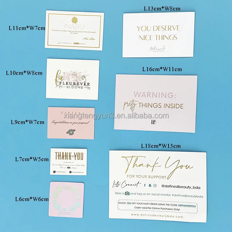 Customized Paper Printing Service - Black Business Cards