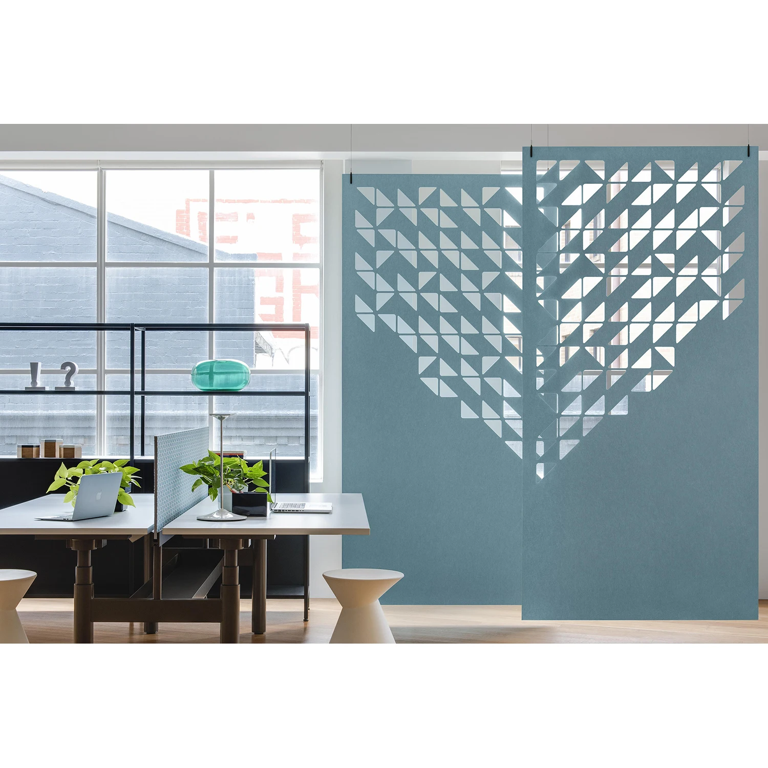 Nice Visual Effect Sound Absorption Material Board PET Acoustic Panel