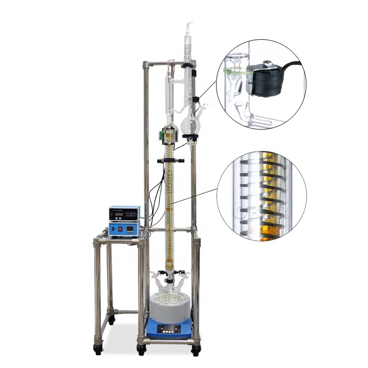 Industrial Distillation Rectifier Column Lab Distillation Unit ...