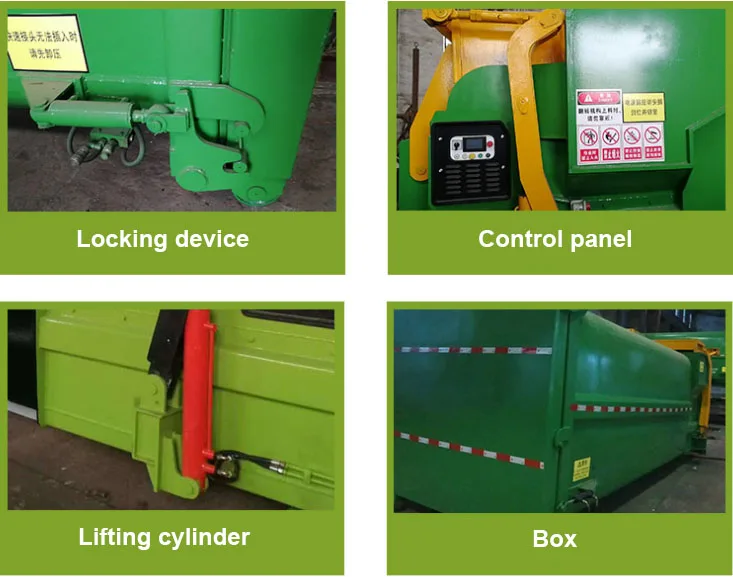 Garbage Compactor Waste Collection Truck Station Mobile Compression ...