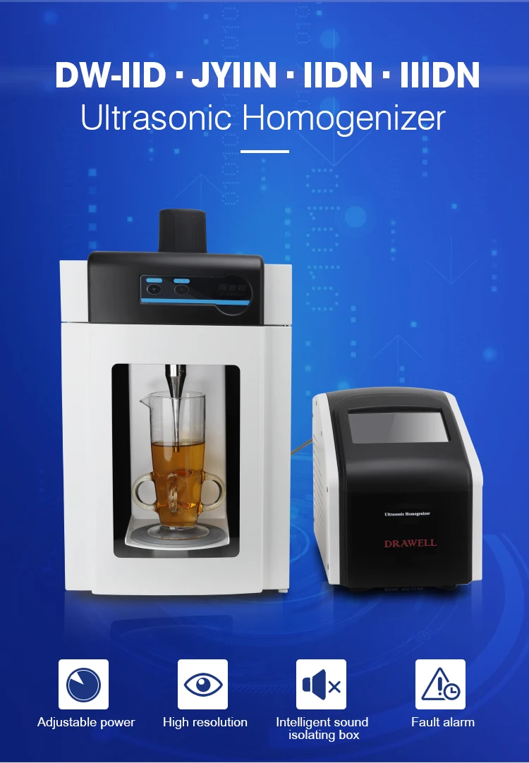 Laboratory Ultrasonic Homogenizer 150ml Ultrasonic Cell Crusher ...