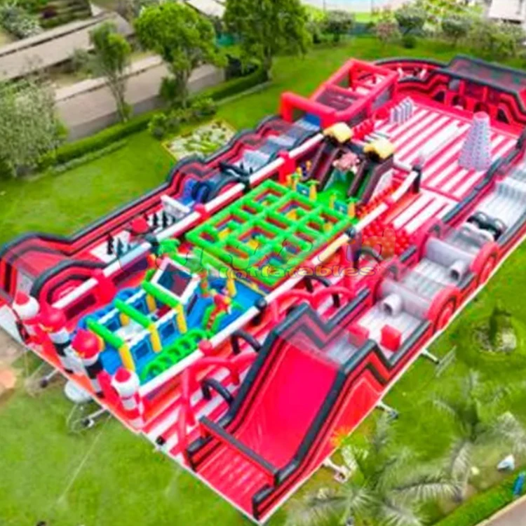 Large Amusement Park El Parque Inflable Commercial Playground ...