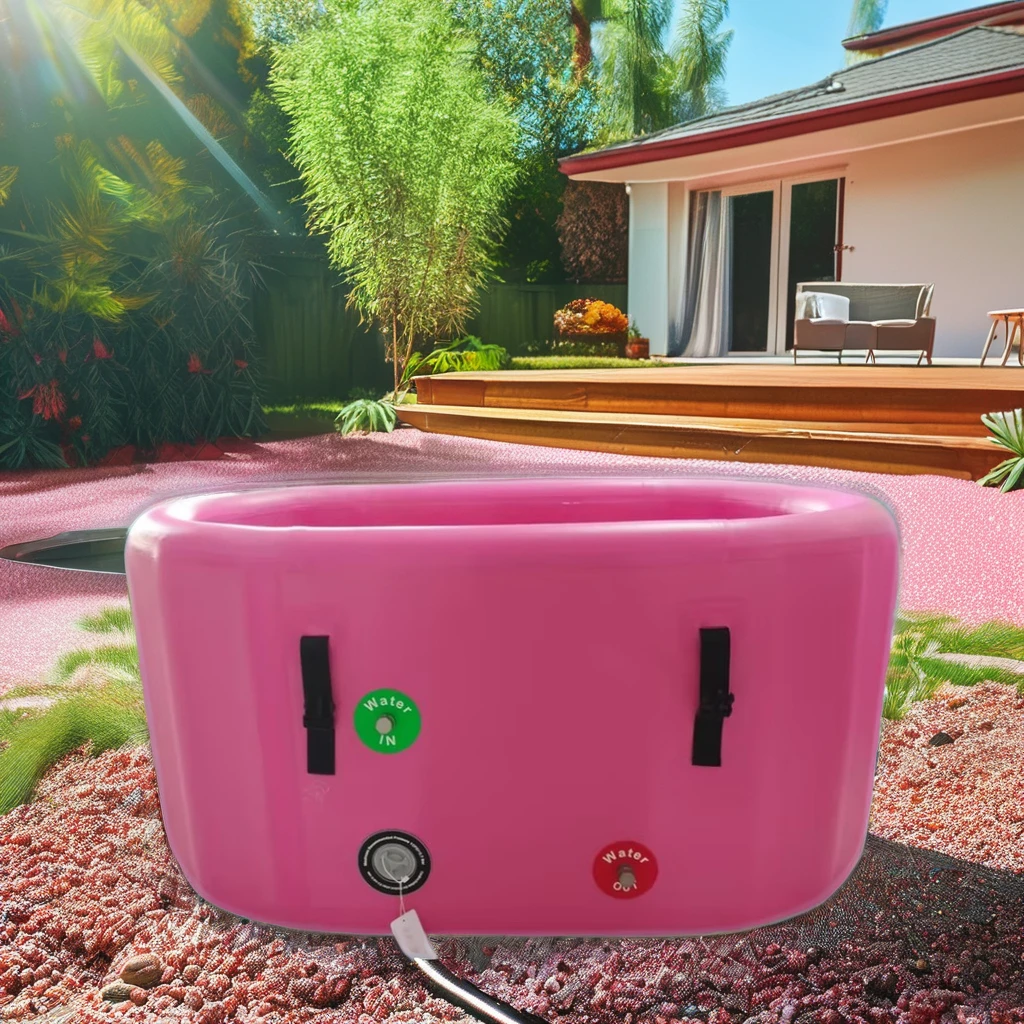 Portable Pvc Inflatable Fitness Cold Bath Pool Dwf Inflatable Cover Ice ...